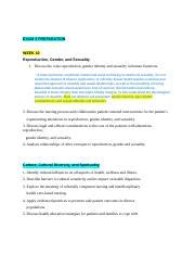 EXAM PREPARATION Docx EXAM PREPARATION WEEK Reproduction Gender And Sexuality