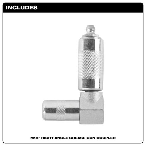 Milwaukee Right Angle Grease Coupler
