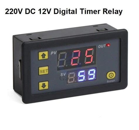 Digital Time Delay Relay Led Display Cycle Timer Control Switch Lazada Indonesia