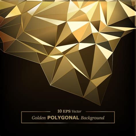 추상 Lowpoly 금속 질감 배경 프리미엄 벡터