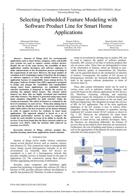 Pdf Selecting Embedded Feature Modeling With Software Product Line