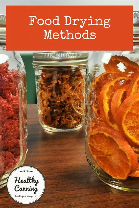 Food Drying Methods Healthy Canning