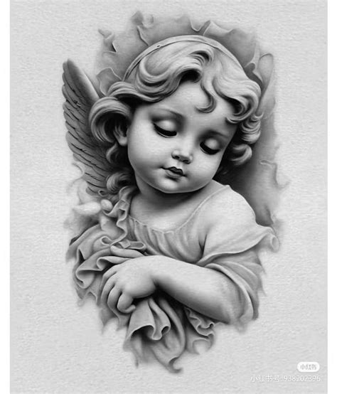 Pin By Naiha On Art Reference Realistic Tattoo Sleeve Cherub Tattoo Designs Cherub Tattoo