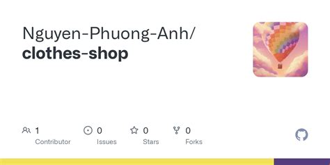 Github Nguyen Phuong Anh Clothes Shop