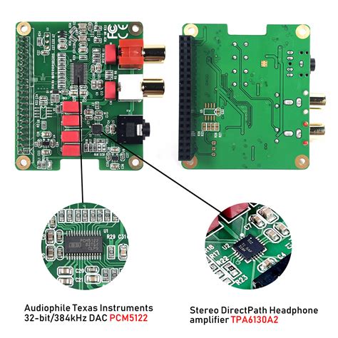 Raspberry Pi HiFi DAC HAT PCM HiFi DAC Audio Card Expansion Board Raspberry Pi B Pi Zero