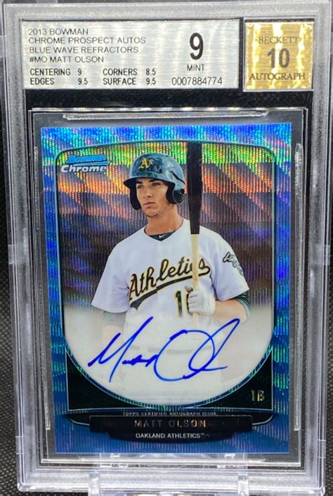 Matt Olson Baseball Card Value Guide Top Rookie Cards And More