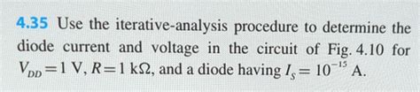 4 35 use the iterative analysis procedure to