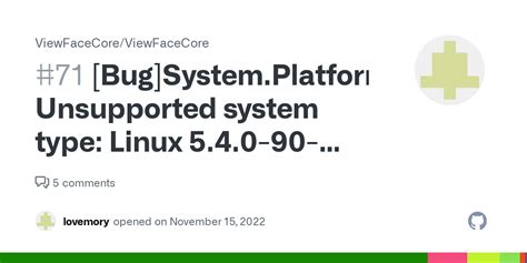 Bug Systemplatformnotsupportedexception Unsupported System Type