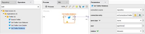 Using The Twitter Connector Altair Rapidminer Documentation