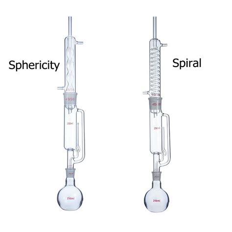Soxhlet Extractor And Clevenger Apparatus Laboratory Glassware For