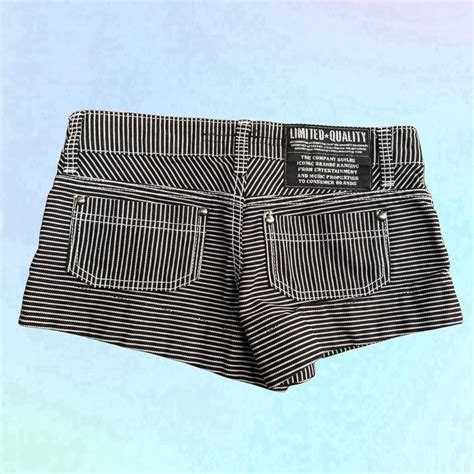 Lip Service Pin Striped Low Rise 90s Y2k Micro Mini Depop