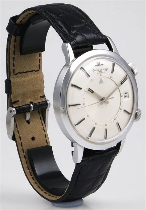 Jaeger Lecoultre Memovox Automatic With Date Stainless Steel Silver
