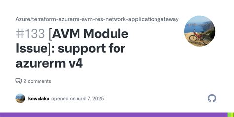 Avm Module Issue Support For Azurerm V4 · Issue 133 · Azureterraform Azurerm Avm Res