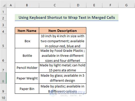 How To Wrap Text In Merged Cells In Excel 5 Ways Exceldemy