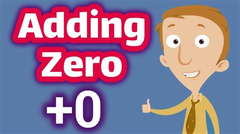 Adding Zero Math Lesson Youtube