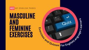 Masculine And Feminine Exercises With Answers Practice Gender Nouns