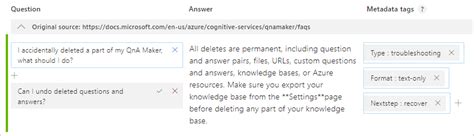 What Is Qna Maker Service Azure Cognitive Services Microsoft Learn