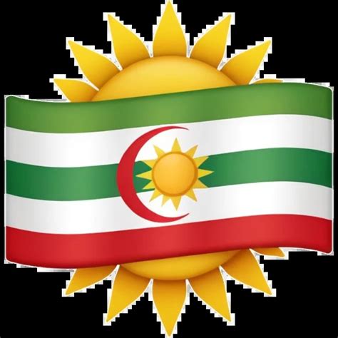 Kurdistan Flag Emoji Ai Emoji Generator