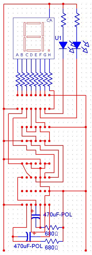카운터 선택 표시 회로