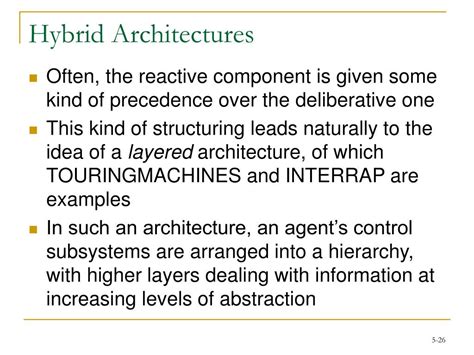 Ppt Lecture 5 Reactive And Hybrid Architectures Powerpoint
