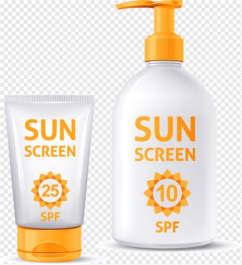 여름 크림 프로텍트 로션 디자인 Png Pngwing