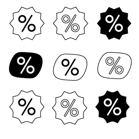 premium vector discount label icon vector for web and mobile app