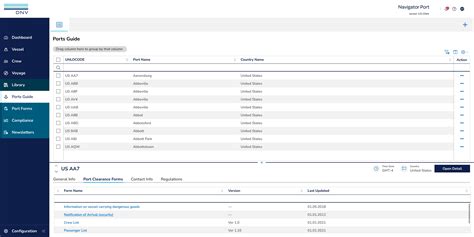 Reliable Port Clearance Software Navigator Port