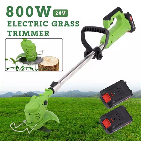 Lelinta Cordless String Trimmer Electric Handheld Weed Lawn Eater Edger Battery Powered Grass