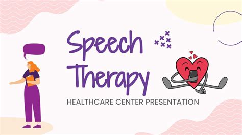 Speech Therapy Healthcare Center Presentation In Powerpoint Pdf