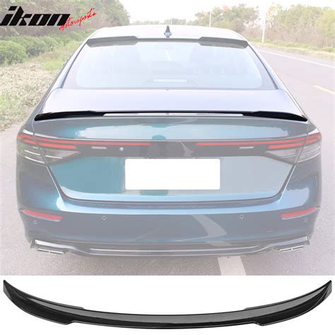 Fits 23 26 Honda Accord 11th Gen Jdm Rear Trunk Spoiler Wing Gloss