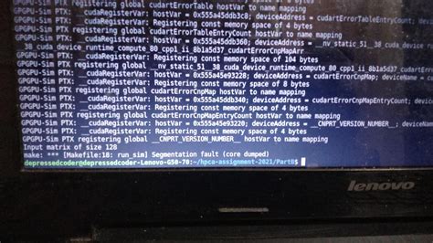 Segmentation Fault On Running Cuda Programs · Issue 239 · Gpgpu Simgpgpu Simdistribution · Github