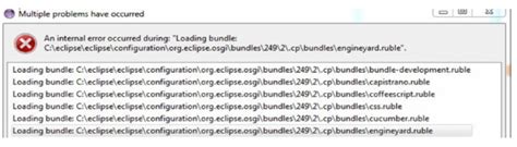 Loading Bundle Error After Updating Eclipse