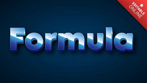 Formula Text Effect Generator