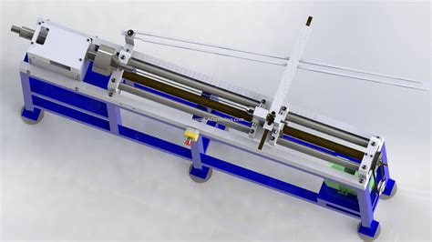 螺旋来福线膛线机三维模型 CAD模型网海量3D模型图纸免费下载