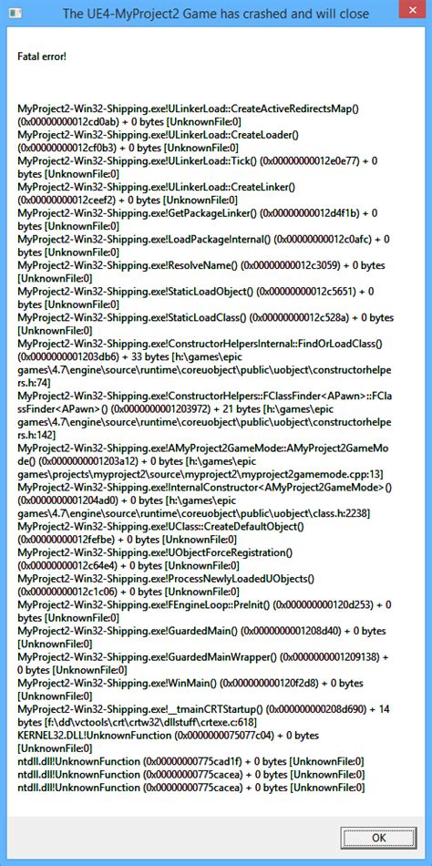 Crash When Empty Config Files Are Absent Platform And Builds Epic Developer Community Forums