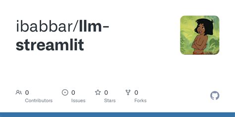 GitHub Ibabbar Llm Streamlit