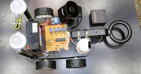 Wireless Landmine Metal Detection Robot Engineering Innovative Project Circuits Bazaar