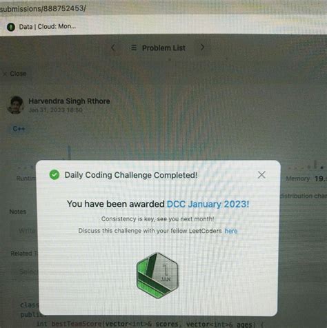 harvendra singh rathore on linkedin challenge leetcode2023 problemsolving