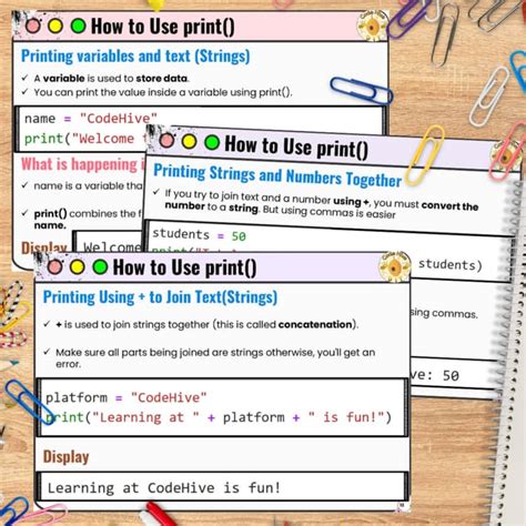 How To Use The Print Function In Python Programming Complete Coding Lesson