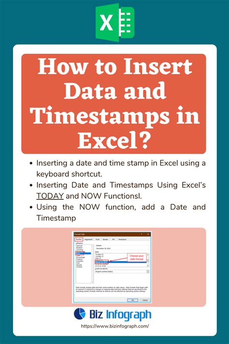 How To Insert Data And Timestamps In Excel In 2024 Excel Excel Tutorials Microsoft Excel