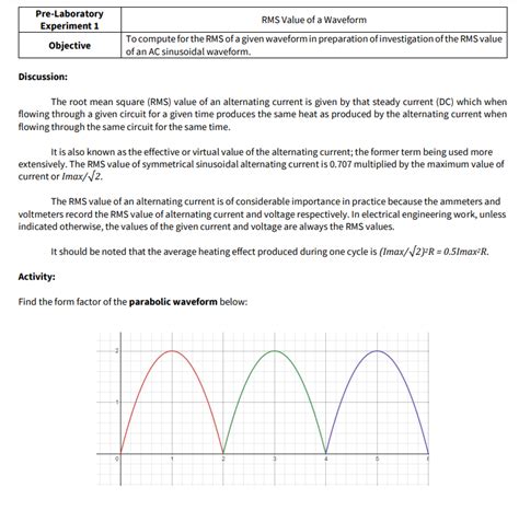 Solved The Root Mean Square Rms Value Of An Alternating