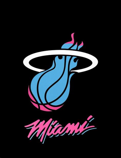 Pink Miami Heat Logo