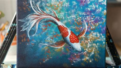 How To Paint Koi Fish Acrylic At Gladys Roy Blog