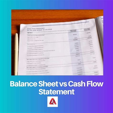 Difference Between Balance Sheet And Cash Flow Statement At Justin Goodenough Blog