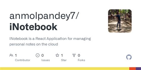 GitHub Anmolpandey7 INotebook INotebook Is A React Application For
