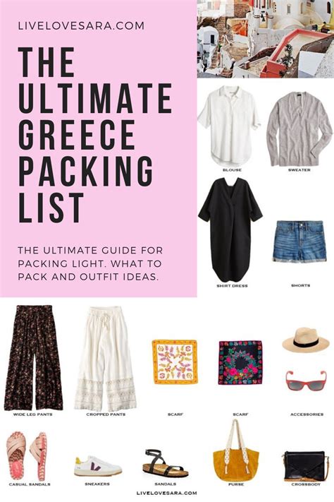 The Ultimate Greece Packing List Artofit