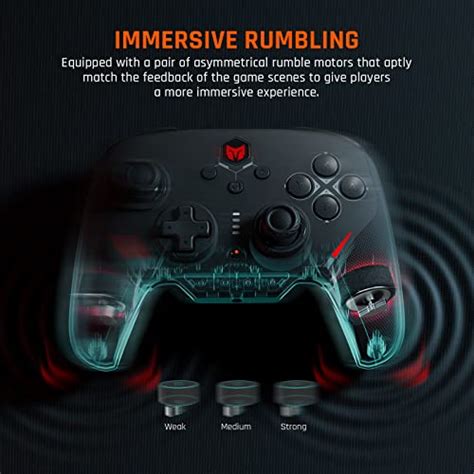 Pc Gaming Controller Wireless Controller With Custom Button 6 Axis Gyro Dual Shock Macro