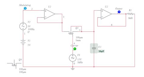 Experiment Pulse Code Modulation Multisim Live