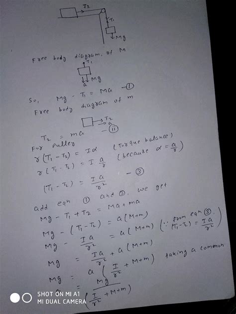 2 kb re 10 e4 shows two blocks of masses m and m ected by a string