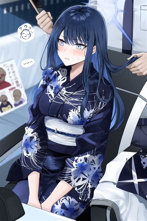 Saori At Hair Saloon Blue Archive Rawwnime